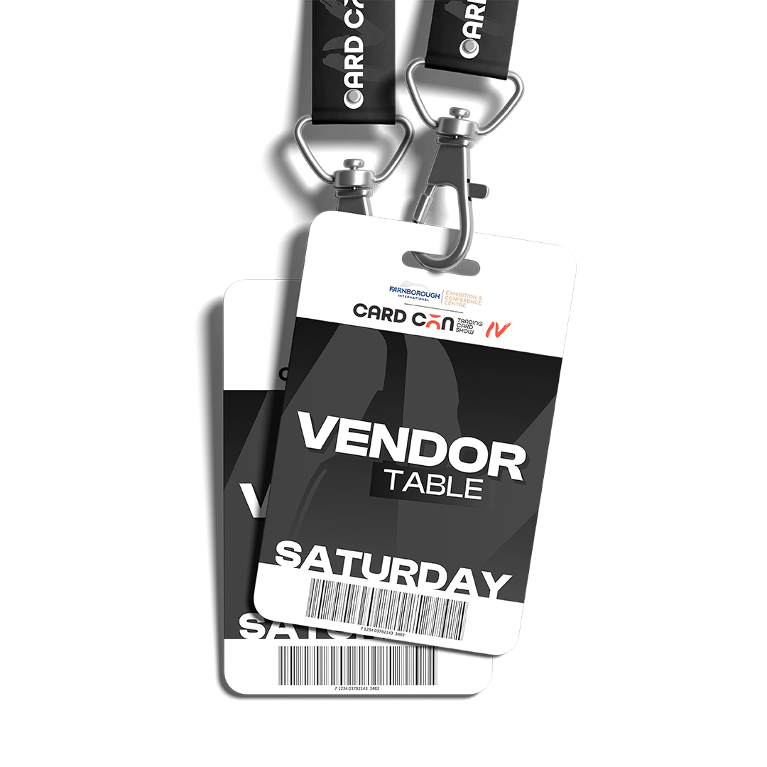Saturday Vendor Table – Card Con